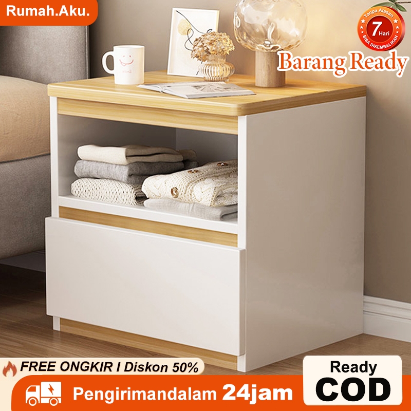 Jual Meja Nakas Lemari Nakas Kecil Meja Kamar Kecil Aesthetic Meja Laci ...