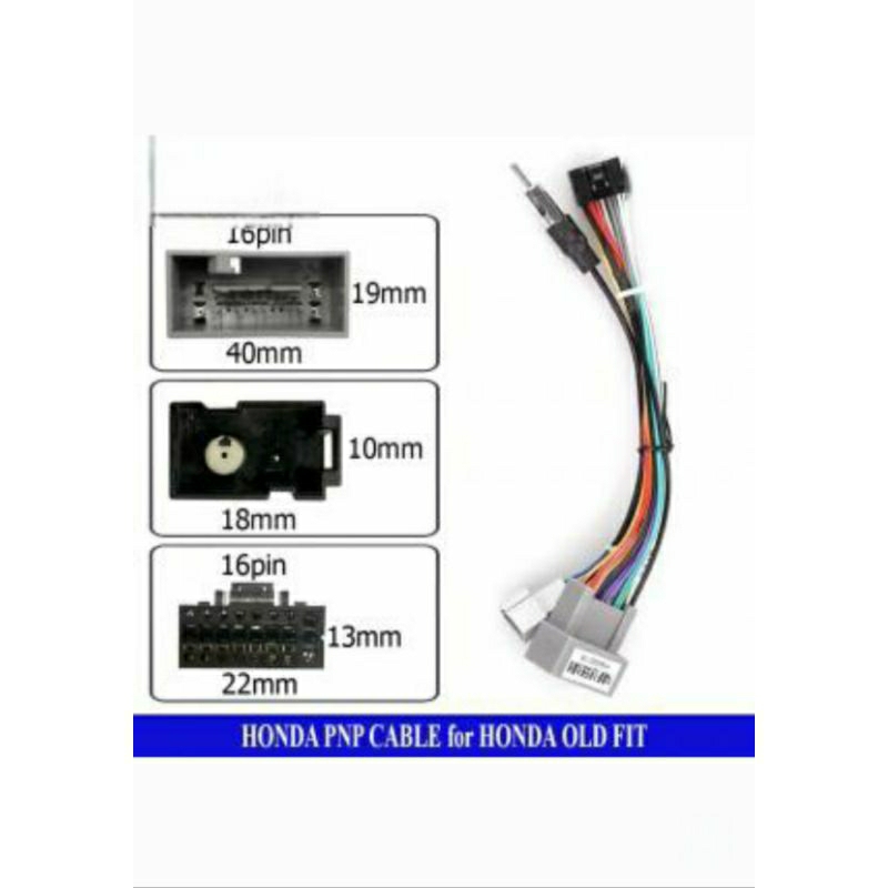 Jual Kabel Soket PNP Head Unit Android Honda Brio Mobilio AC Manual HRV ...