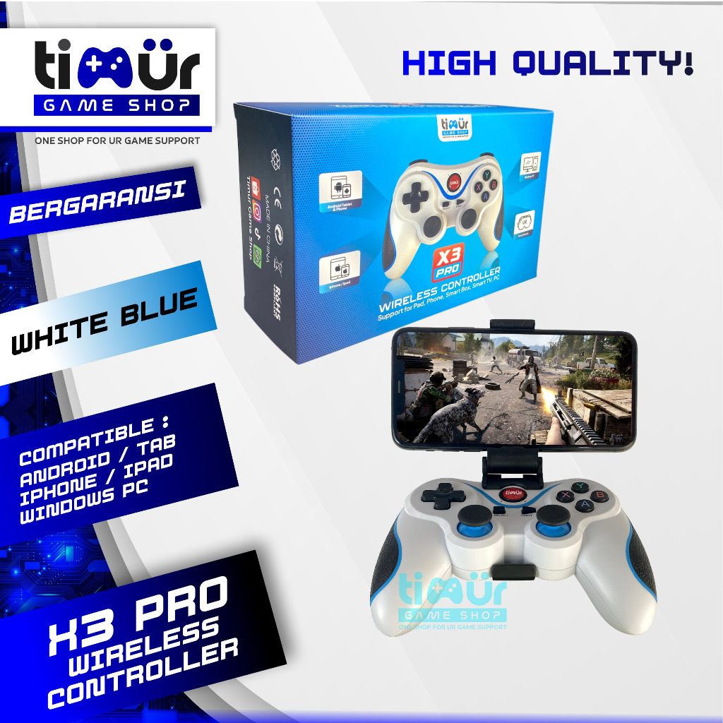 Jual Stik Stick Gamepad Wireless Joystick Bluetooth HP PC Laptop ...