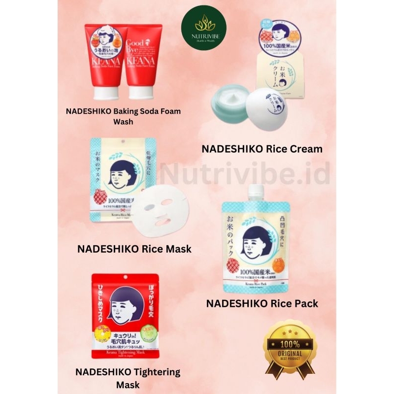 Jual KEANA RICE MASK|TIGHTENING MASK|RICE PACK|KEANA CARE|BAKING SODA ...