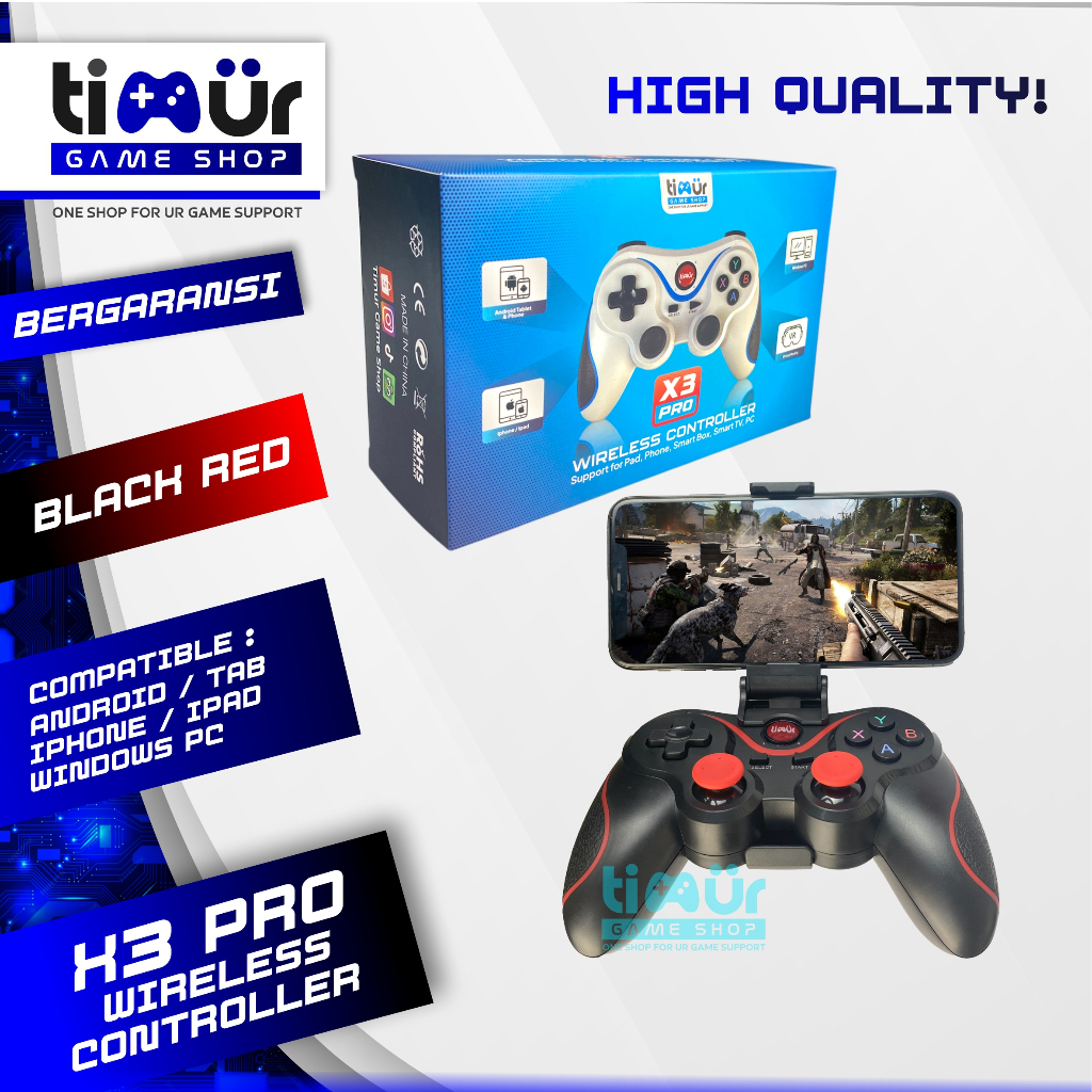 Jual Stik Stick Gamepad Wireless Bluetooth Smartphone HP PC Laptop ...