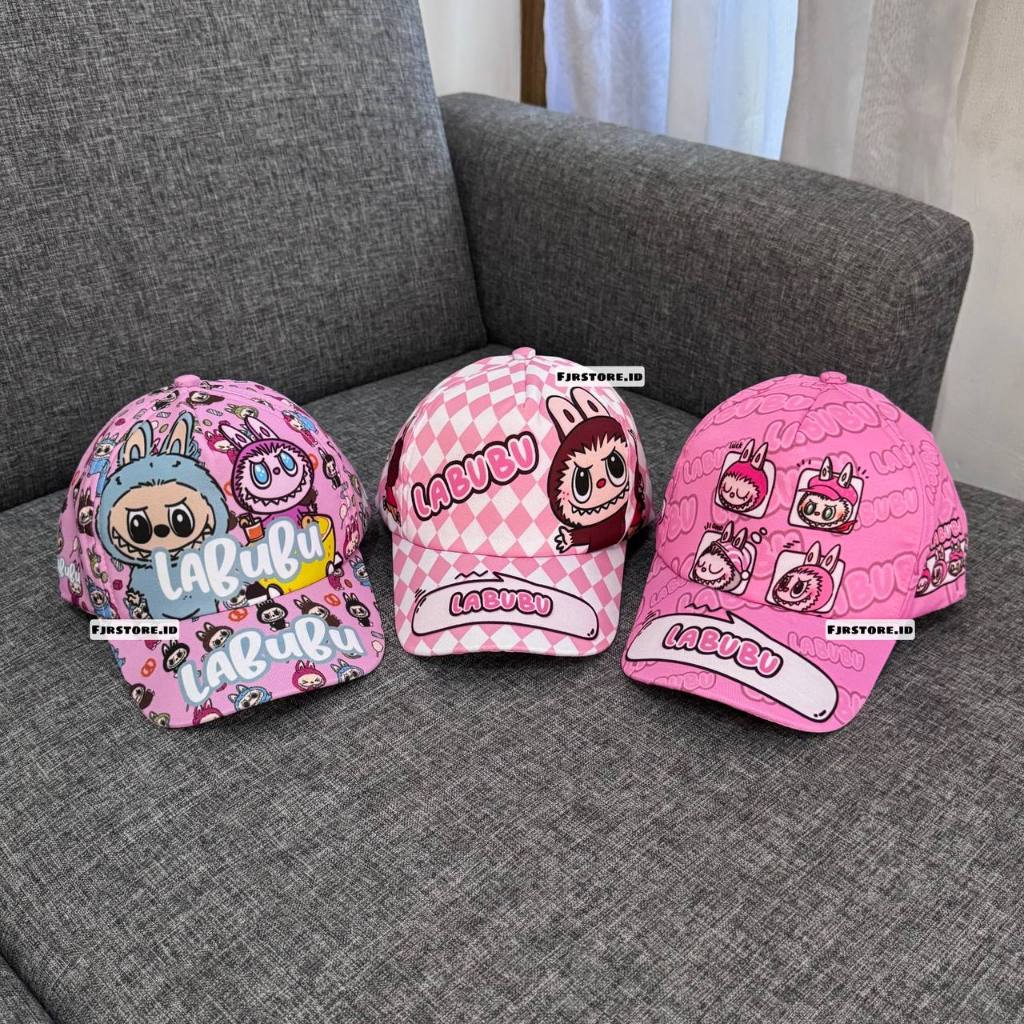 Jual Topi Labubu Topi Anak Perempuan / Topi Anak Cewek Boneka Labubu ...