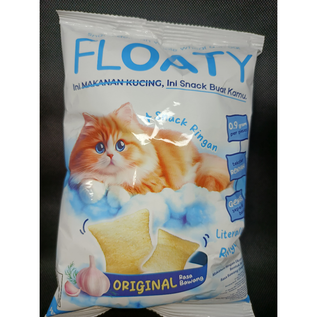 Jual Floaty Snack / Makanan Ringan Viral Original / Rasa Bawang 60 gr ...