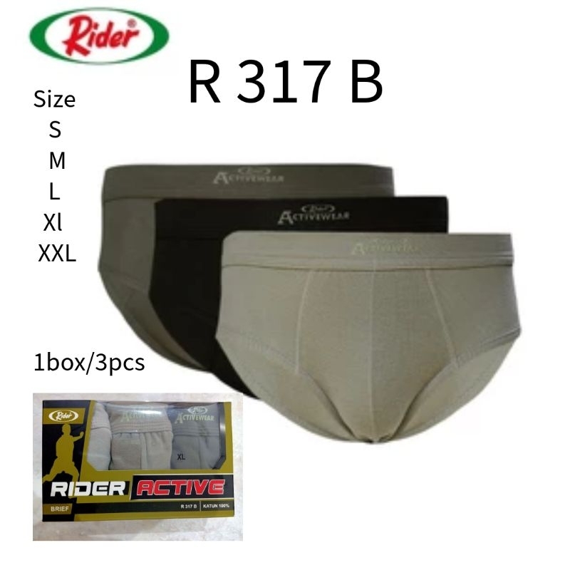 Jual RIDER ACTIVE R 317 B CD Rider Pria Dewasa Celana Dalam Pria Dewasa (isi 3pcs) | Shopee ...