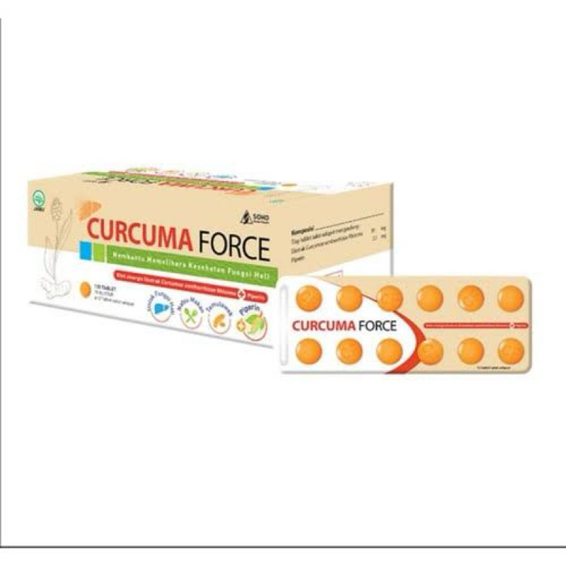 Jual Curcuma force tablet (penambah nafsu makan) | Shopee Indonesia