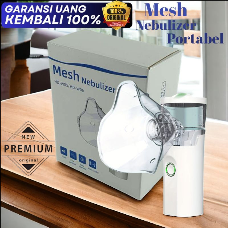 Jual Nebulizer Portable Mesh Alat Uap Bantu Pernapasan Asma Inhalasi ...