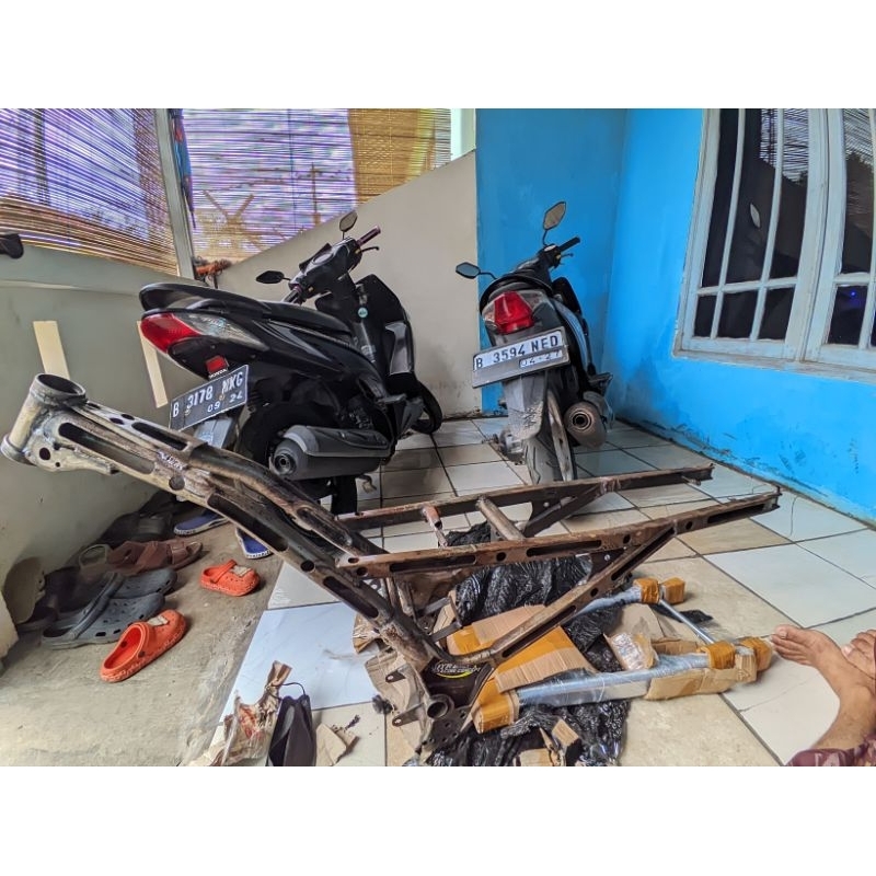 Jual rangka satria fu standar modif | Shopee Indonesia