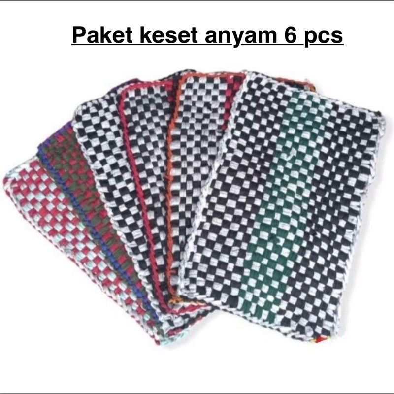 Jual KESET ANYAM PAKET ISI 6PCS/ KESET MURAH | Shopee Indonesia