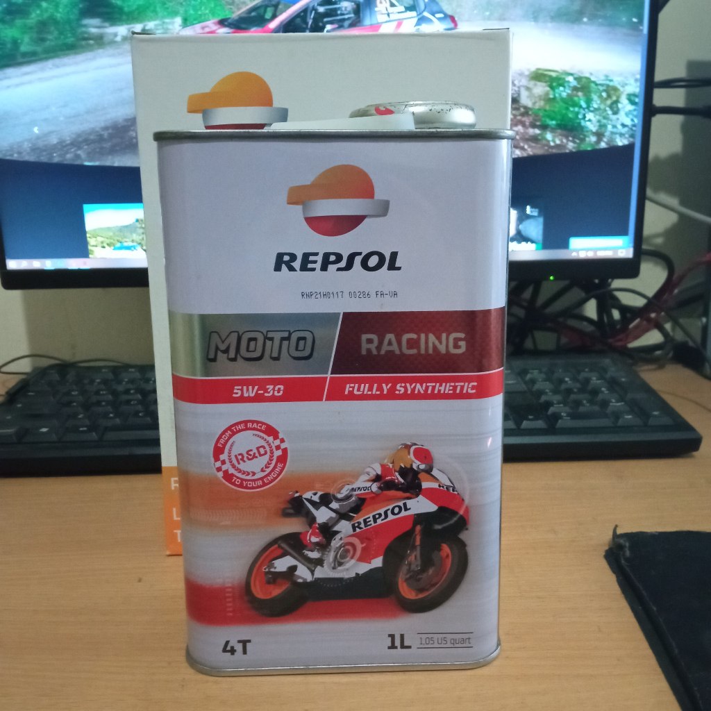 Jual Repsol 5w-30 Moto Racing 4T fully synthetic 5w30 oli mesin mobil ...
