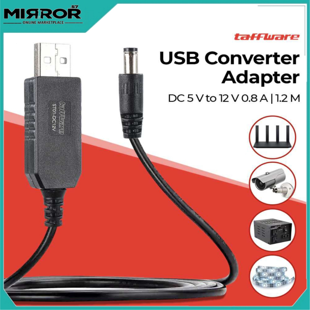 Jual Kabel Power Adapter Modem Orbit / Router Ke Power Bank DC 5V to DC ...