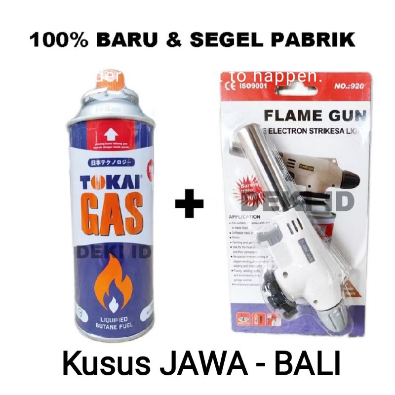 Jual Paket flame gun + gas baru original segel kusus jawa-bali | Shopee ...