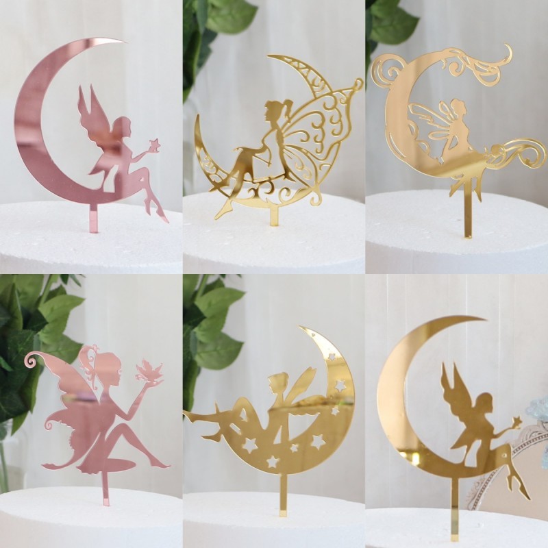 Jual Topper Cake Acrylic Motif Peri / Hiasan Kue Peri Unik & Elegan ...