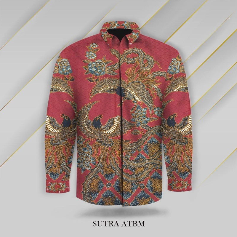 Jual BATIK TULIS SUTERA ATBMKEMEJA BATIK SUTRA ATBM/ KAIN BATIK TULIS ...