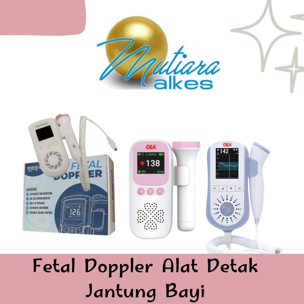 Jual (MUTIARA ALKES) AD51D FETAL DOPPLER ONEHEALTH Alat Cek Detak ...