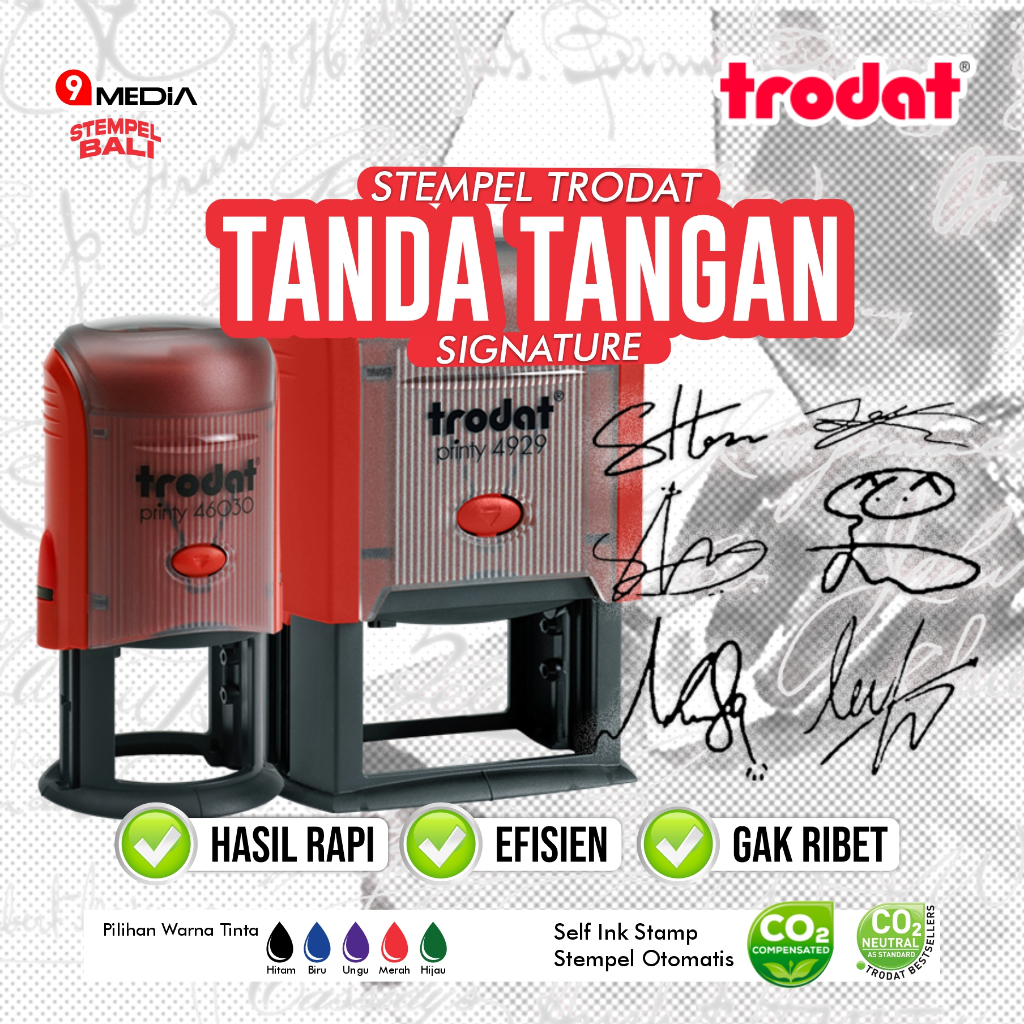 Jual STEMPEL TANDA TANGAN TRODAT STEMPEL TTD TRODAT SIGNATURE STAMP ...