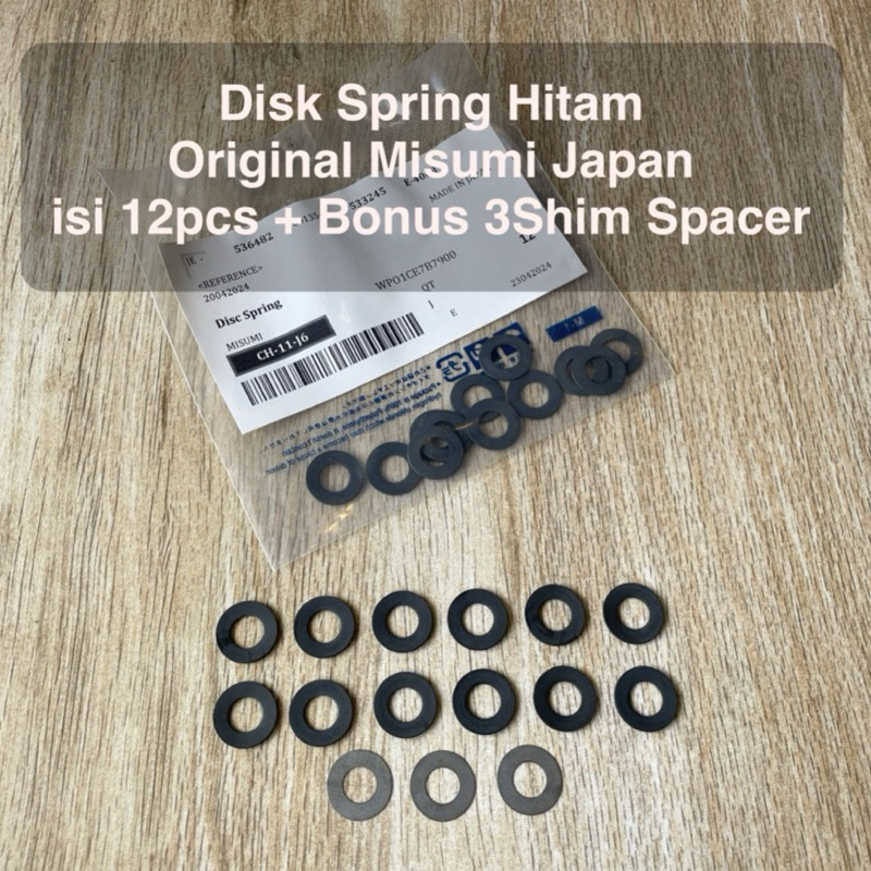 Jual Disk spring Misumi Original japan Disk Spring Hitam disk spring baja disk spring misumi ...