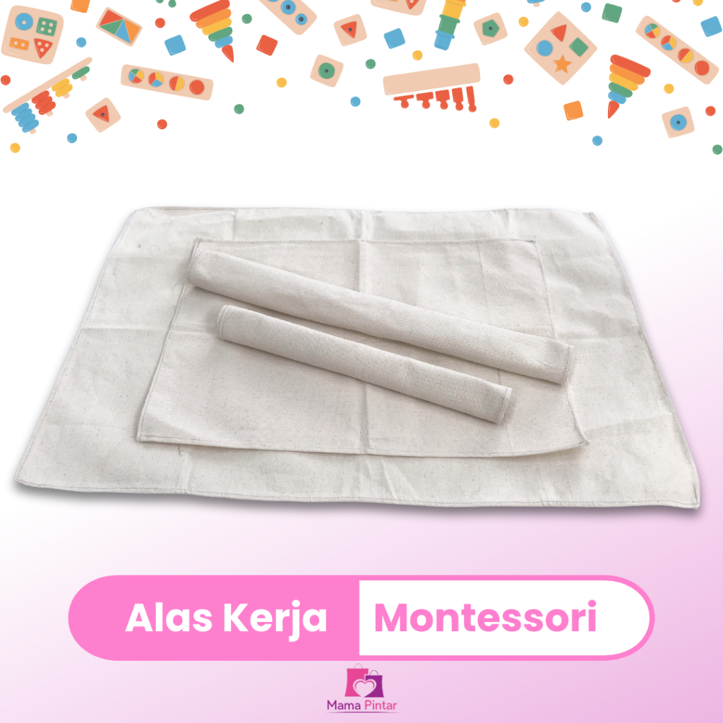Jual Montessori Play and Learn Mat Alas Kerja Belajar Untuk Aktivitas ...