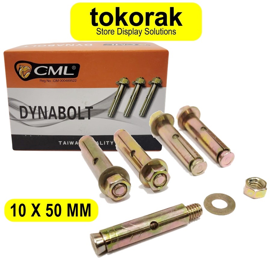 Jual DYNABOLT BAUT BETON 10 X 50 MM CAMEL DINABOLT 10X50 ANGKUR BOLT ...