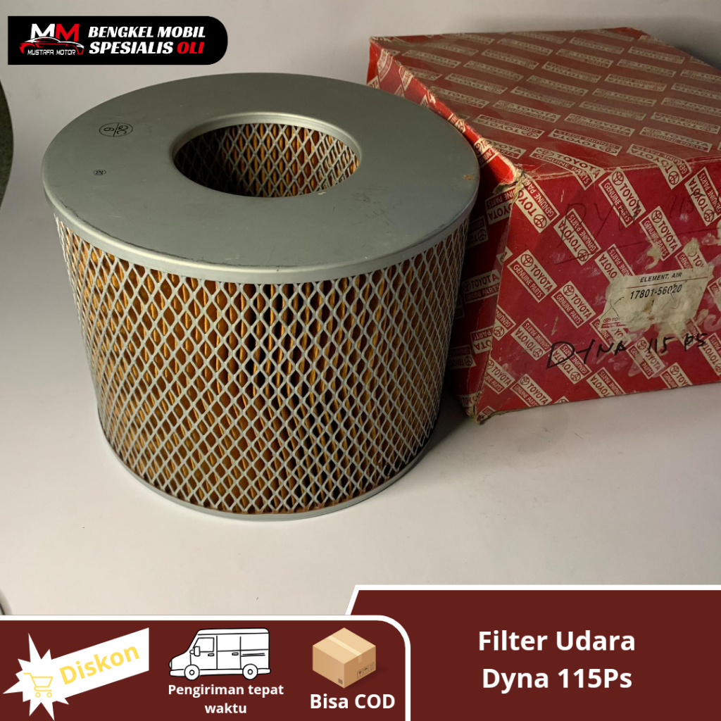 Jual FILTER UDARA - SARINGAN UDARA - AIR FILTER DYNA RINO 115 PS TOYOTA ...