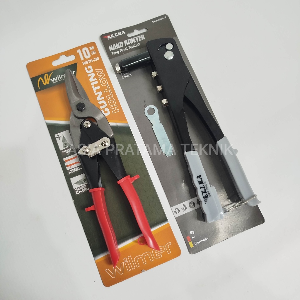 Jual Paket !! Set 2 Pcs Tang Rivet Gunting Holo Gunting Baja Ringan ...