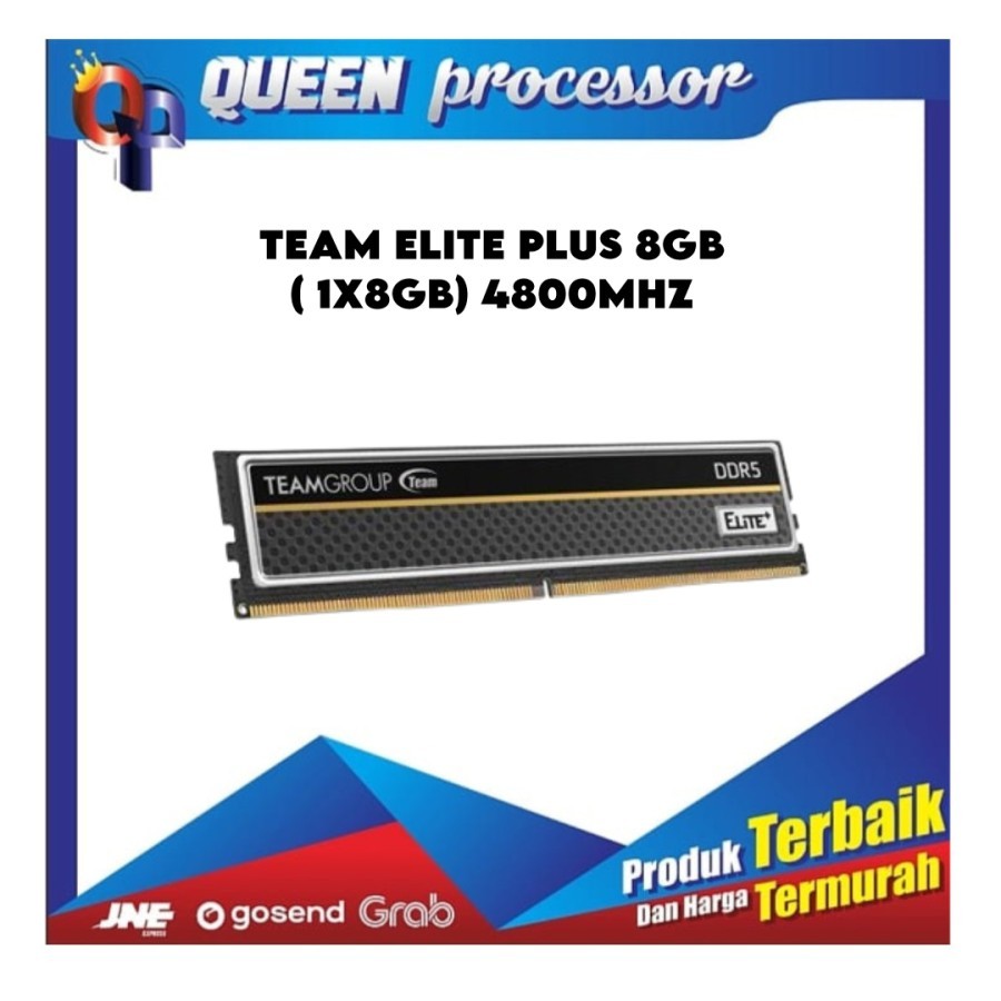 Jual RAM TEAM ELITE PLUS 8GB ( 1X8GB) DDR5 4800MHZ | Shopee Indonesia