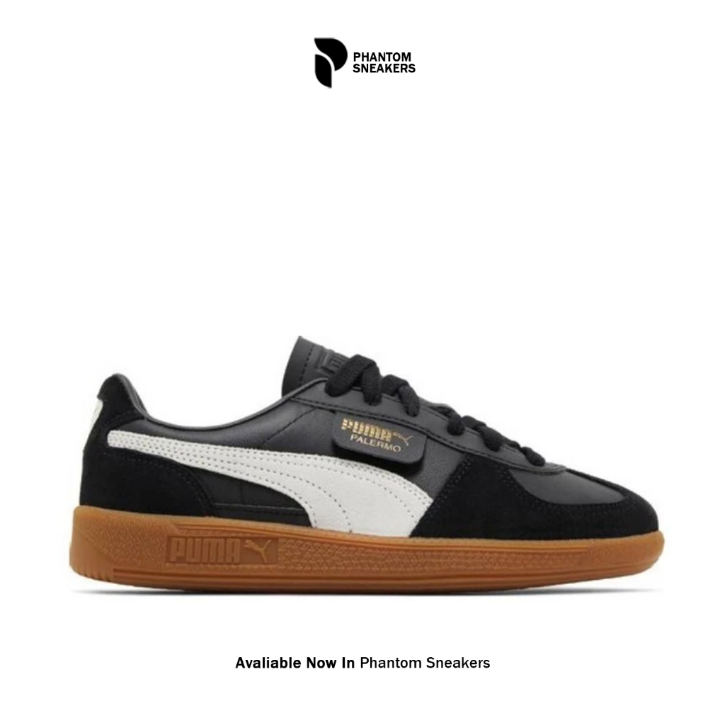 Jual Sepatu Sneakers Puma Palermo Black Feather Grey BNIB ...
