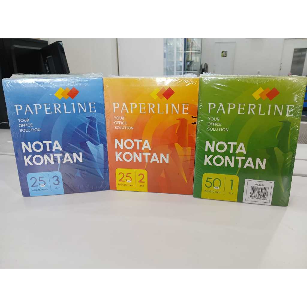 Jual NOTA KONTAN TULIS BESAR PAPERLINE 1 / 2 / 3 PLY | Shopee Indonesia