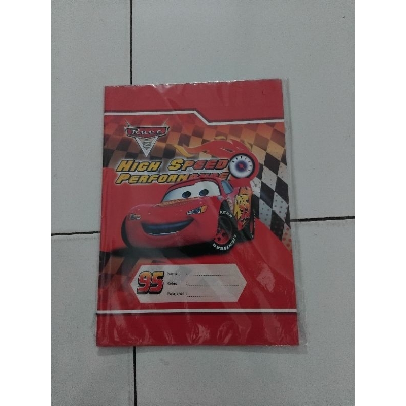 Jual SAMPUL BUKU / SAMPUL JADI UKURAN BUKU CAMPUS (BOXY) KARAKTER CARS PER PAK ISI 20 LEMBAR ...