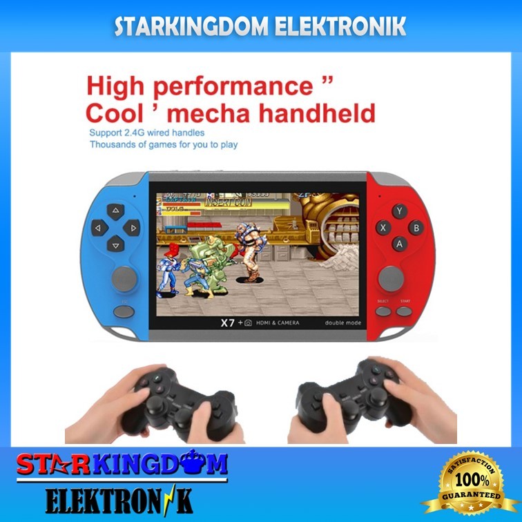 Jual Game Console PVP PSP Handlhed Portable X7 Plus HDMI 4.3 inch ...