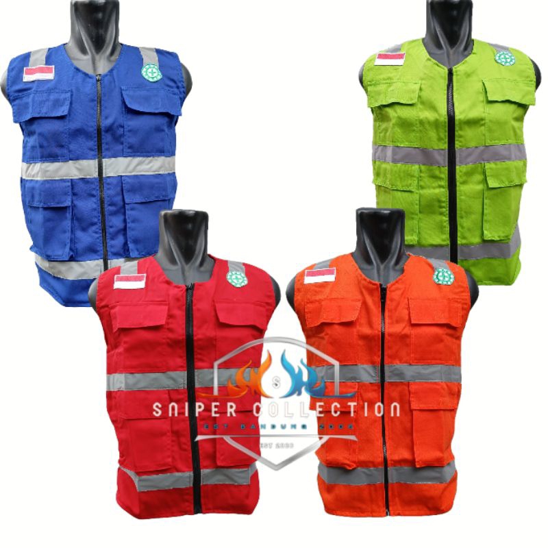 Jual Rompi safety first k3 kerja lapangan proyek & tambang super safety ...