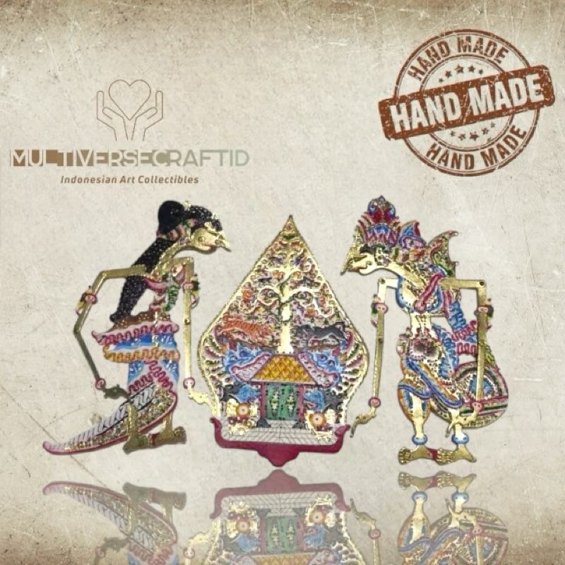 Jual WAYANG KULIT | BAHAN MAHAR | WAYANG RAMA SINTA GUNUNGAN (20CM ...