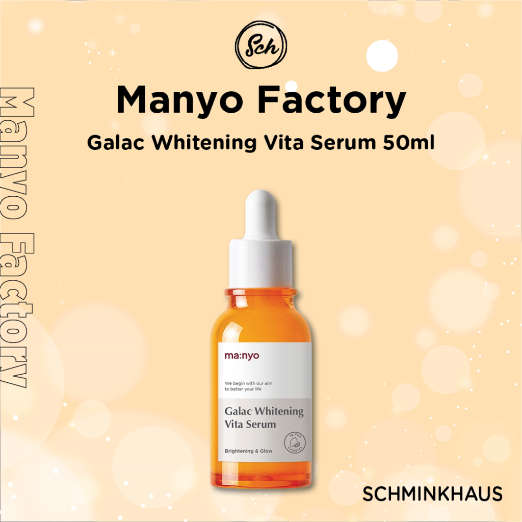 Jual MANYO Galac Whitening Vita Serum 50ml | Shopee Indonesia