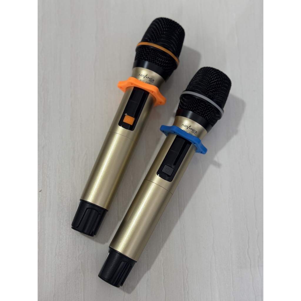 Jual Advance MIC-201 Dua Microphone Wireless Professsional Mic Karaoke ...