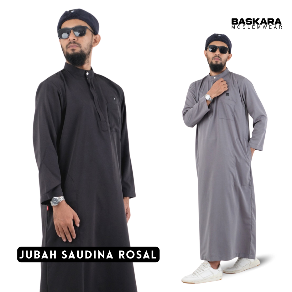 Jual Jubah Saudina Rosal Gamis Haramain Saudi Khas Timur Tengah Pria ...