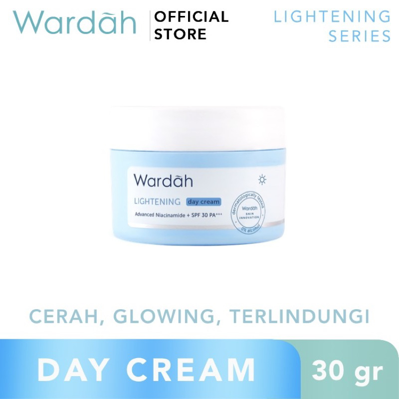 Jual Wardah Lightening Day Cream Advanced Niacinamide 30gr 15gr ...