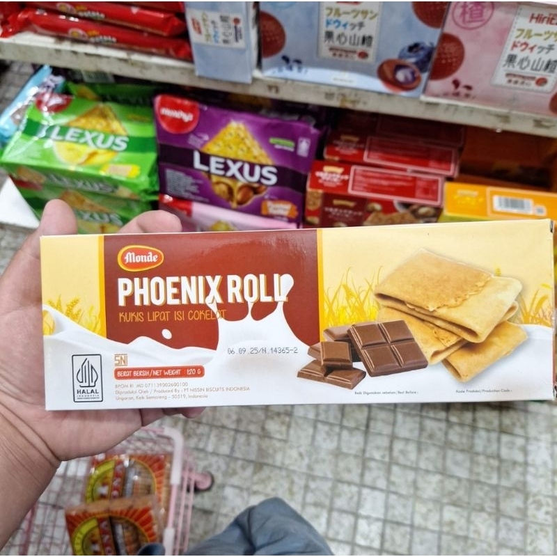 Jual Monde Phoenix Roll coklat 120gram | Shopee Indonesia