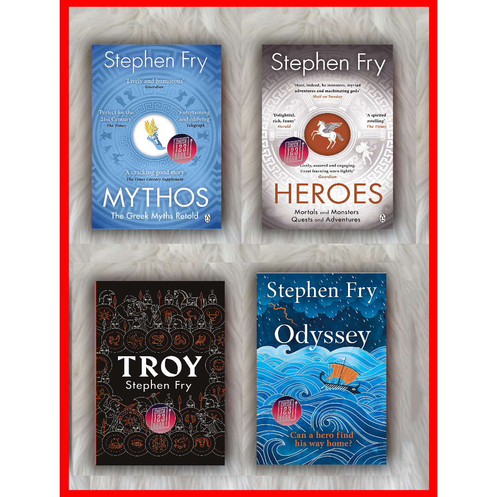 Jual Stephen Fry's Greek Myths HARDCOVER (Mythos - Heroes - Troy ...
