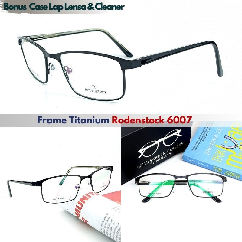 Jual Frame Kacamata Titanium Pria Wanita Rodenstock 07 Sporty Lensa ...