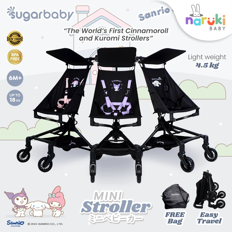 Jual Sugar Baby Mini Stroller Sanrio Collection Kereta Dorong Bayi ...
