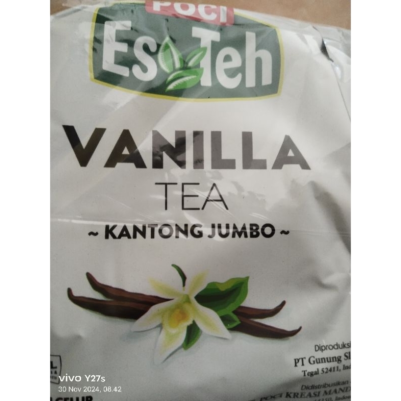 Jual teh poci vanila kantong jumbo 1 bal | Shopee Indonesia