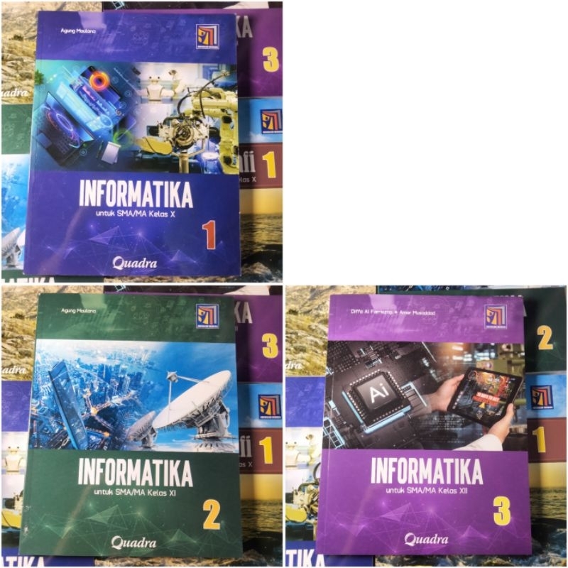 Jual Buku Paket Informatika SMA Quadra Kelas 10-12 Kurikulum Merdeka | Shopee Indonesia