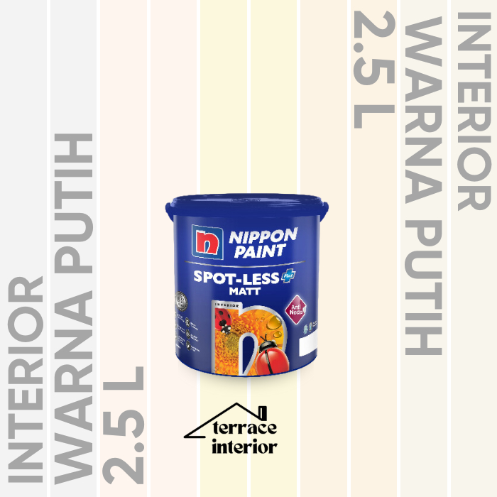 Jual Cat Tembok Nippon Paint Spotless Plus Matt Interior Warna Putih 2. ...