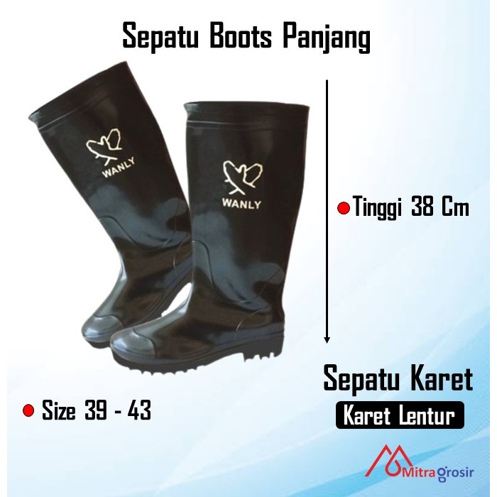 Jual SEPATU BOOT/SEPATU BOOT KARET MURAH/SEPATU BOOT PANJANG/SEPATU ...