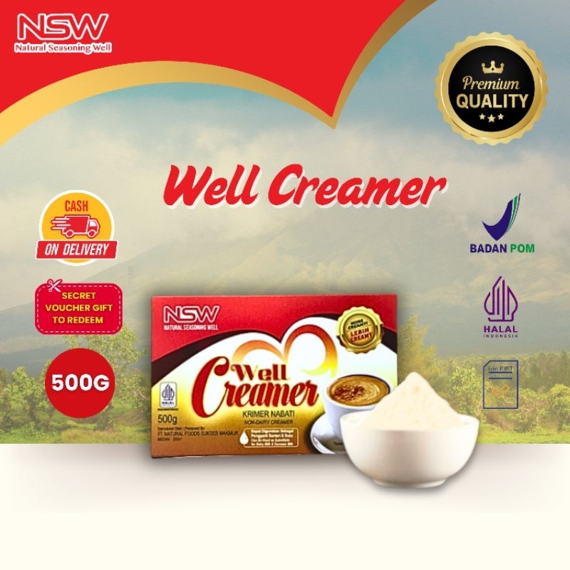 Jual NSW Well Creamer 500g Premium Quality (Baca Deskripsi) Krimer ...