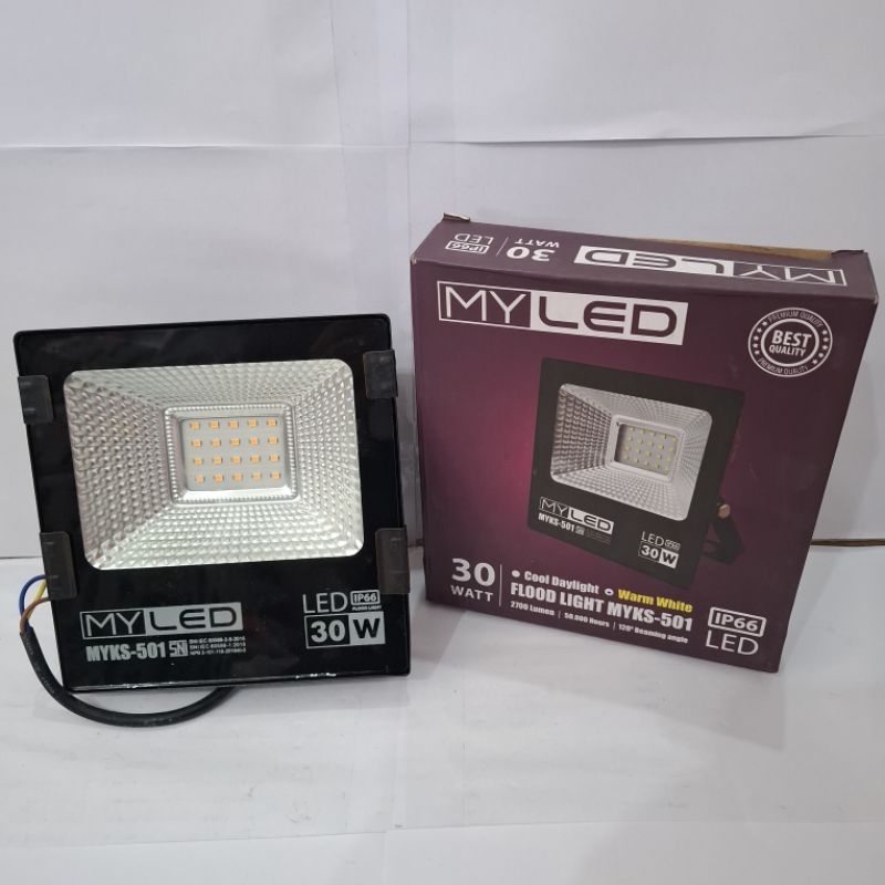Jual MYLED Flood Light Lampu Tembak Lampu LED Sorot 30 Watt Ip66 Lampu Sorot Murah Terang ...