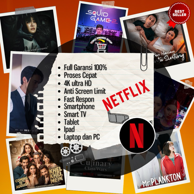 Jual NETFLIXXXX BULANAN DAN 3 BULAN ANTI SCREEN LIMIT UHD 4K HARGA TERMURAH DAN AMANAH | Shopee ...