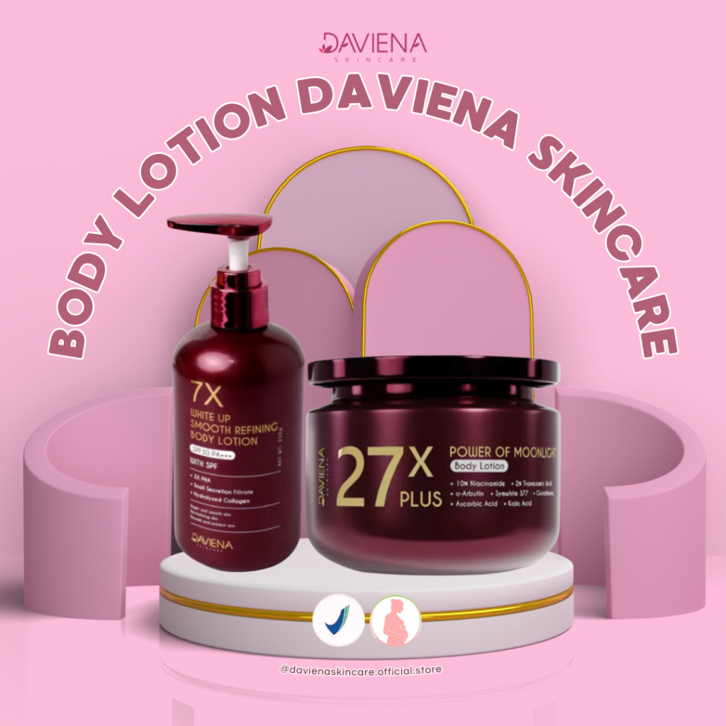 Jual BODY LOTION 27x OF POWER MOONLIGHT | DAVIENA SKINCARE | Shopee ...