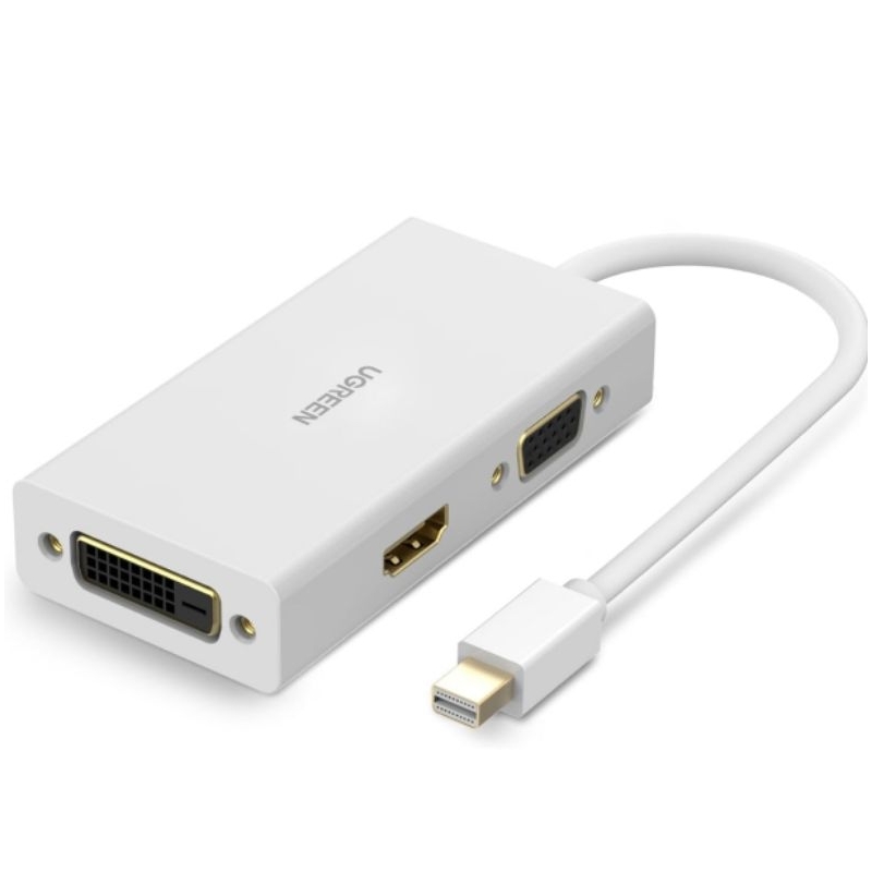 Jual UGREEN Conventer Mini Displayport To Multi Adapter HDMI VGA DVI ...