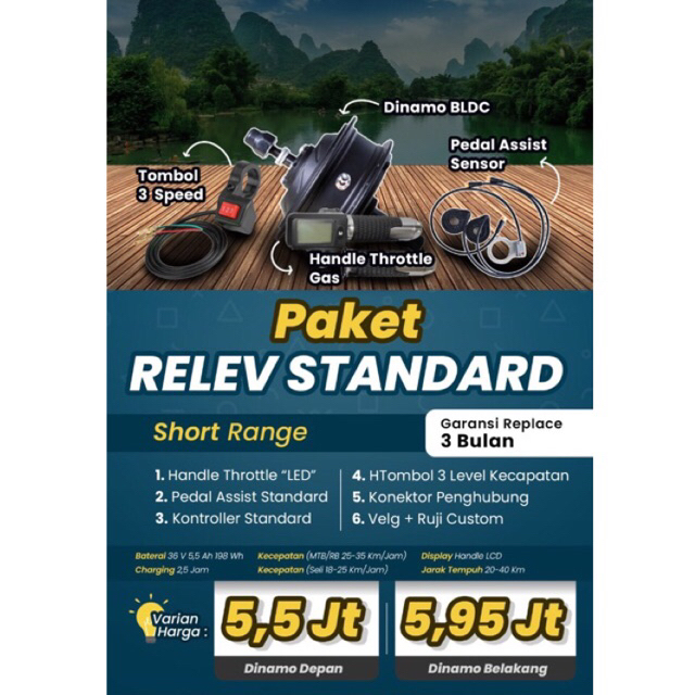 Jual KITS STANDAR "RELEV STANDAR" ASTROBIKE | Shopee Indonesia