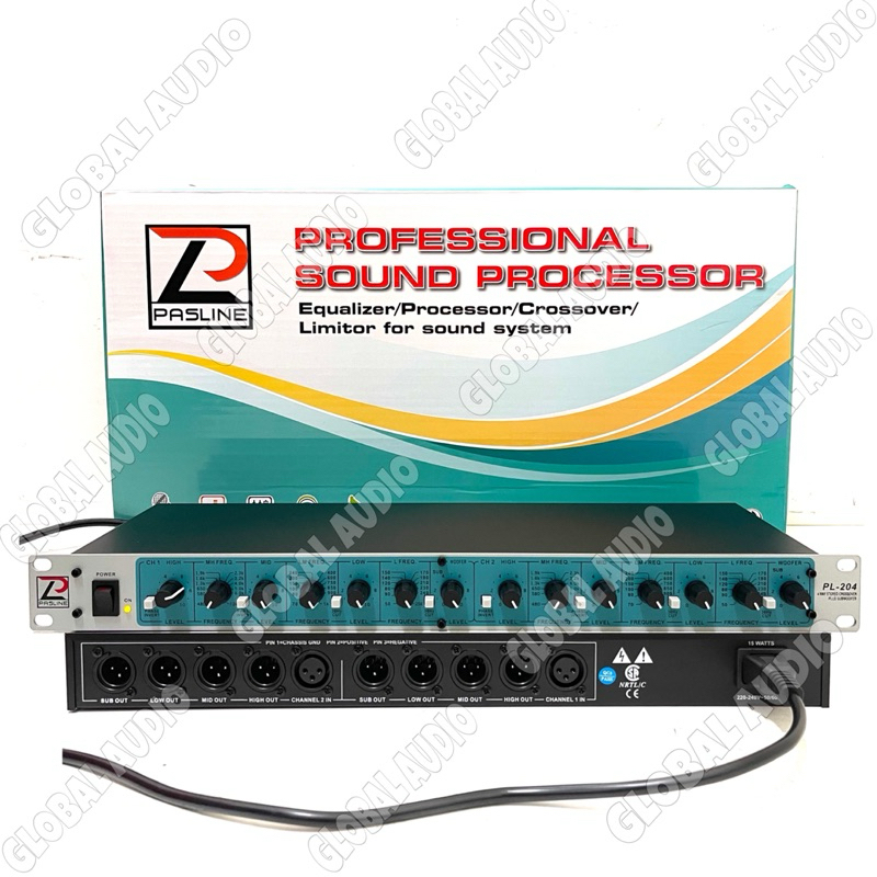 Jual Crosover Aktif Pasline PL 204 Double Subwoofer 234 way Original ...